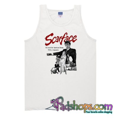 Tony Montana Scarface Tank Top-SL - PADSHOPS