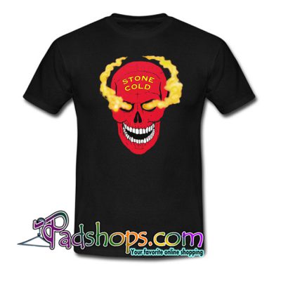 Stone Cold Red Skull T-Shirt NT - PADSHOPS