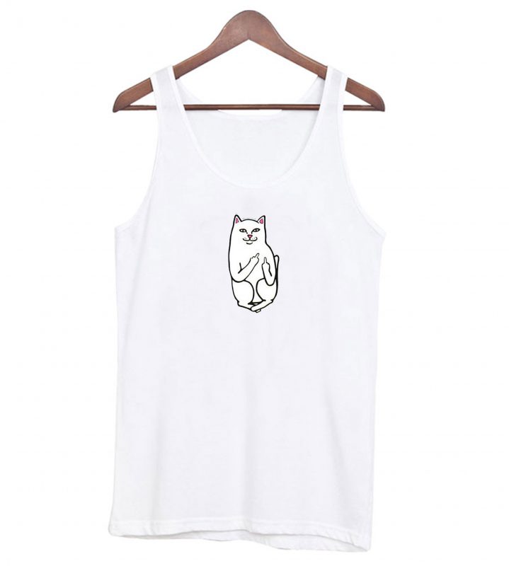 RIP N DIP Nermal Cat Middle Finger Tank top Ad - PADSHOPS