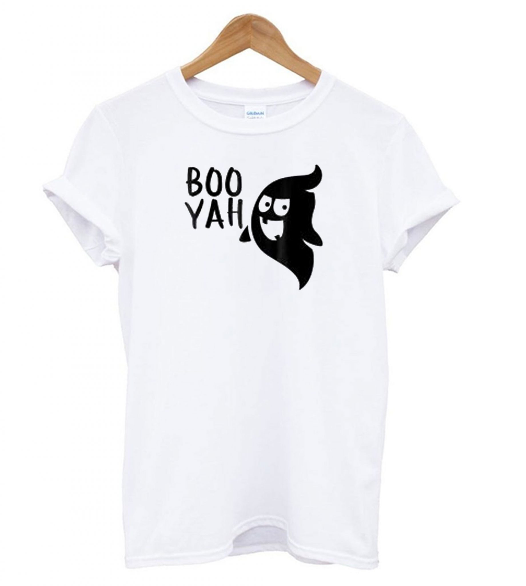 Booyah Ghost White T shirt Ad - PADSHOPS