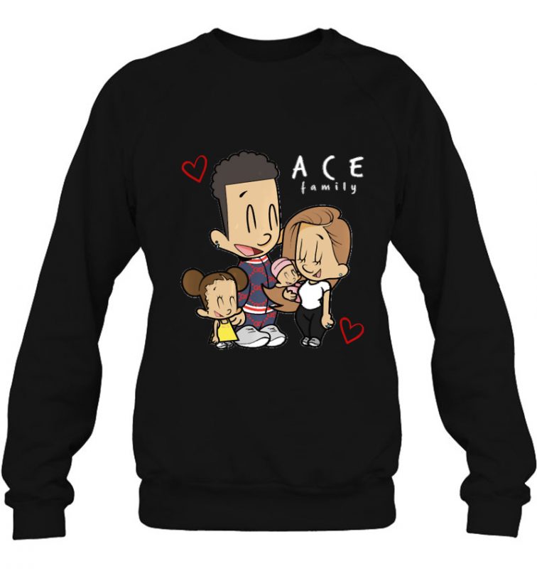 Ace Cartoon Family Merch Kids sweatshirt Ad - PADSHOPS