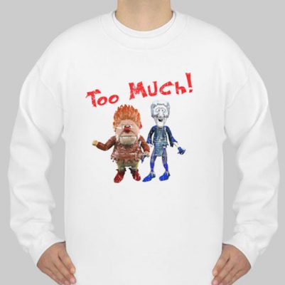 Heat Miser and Snow Miser from The Year sweatshirt Ad - PADSHOPS