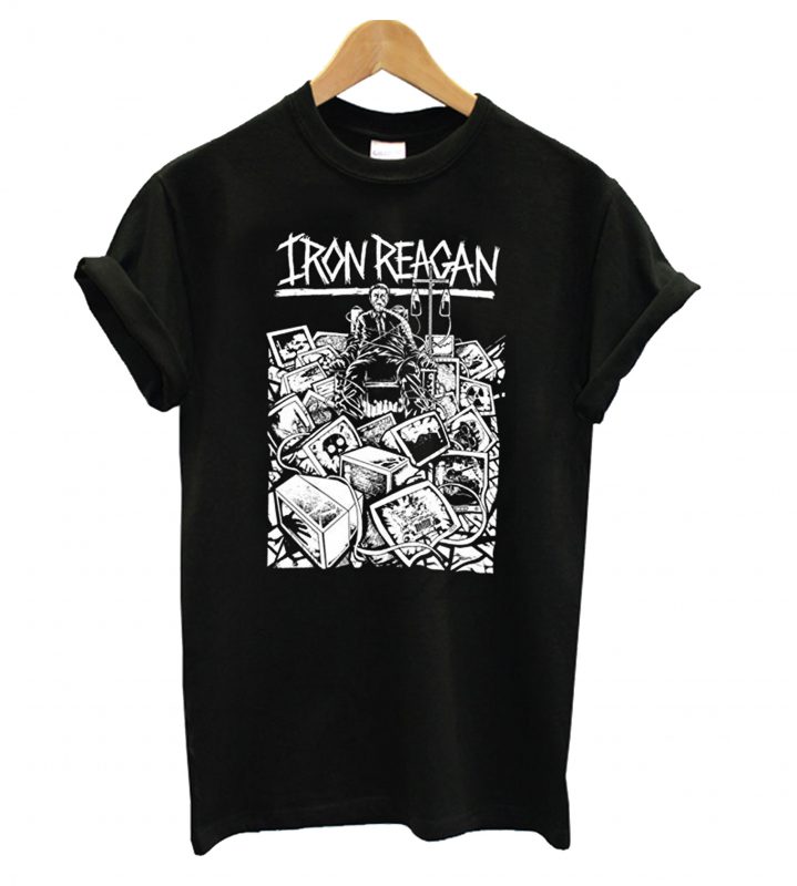 Iron Reagan Crossover t shirt Ad - PADSHOPS